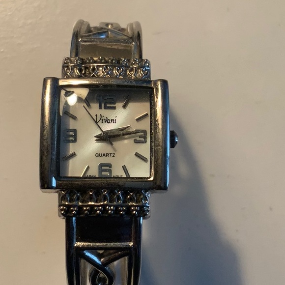 Vivani | Accessories | Vivani Silver Quartz Watch | Poshmark
